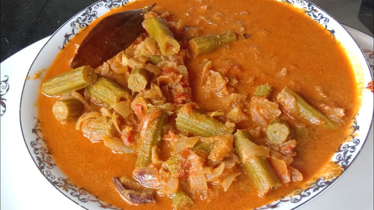 Andra style nuggekai gravy / Drumstick curry / Nuggekai curry - YouTube