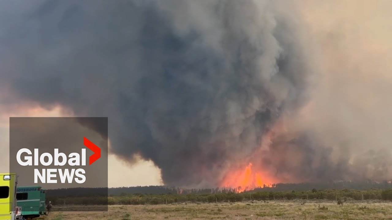 Firenado seen during destructive Utah wildfire: How do they form? - YouTube