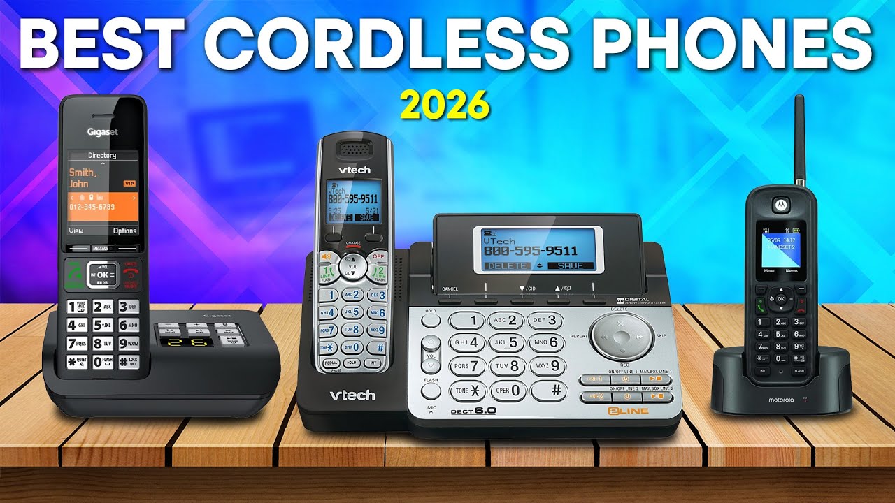Top 5 Cordless Phones 2026 – Clear Calls and Modern Features! - YouTube