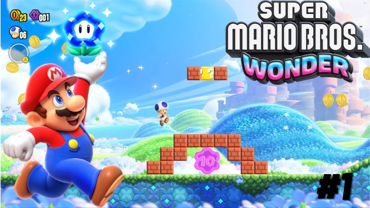 Super Mario Bros. Wonder | Level 1 - Welcome to the Flower Kingdom ...