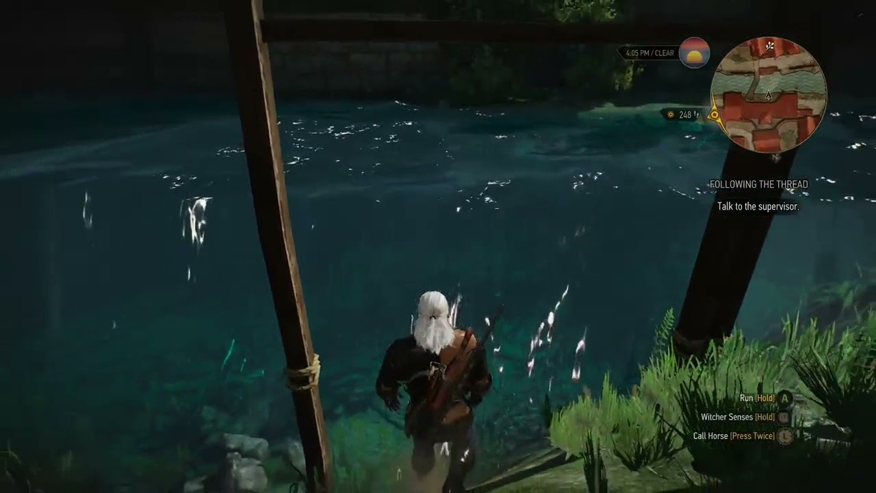 The Witcher 3.Water has a border! - YouTube