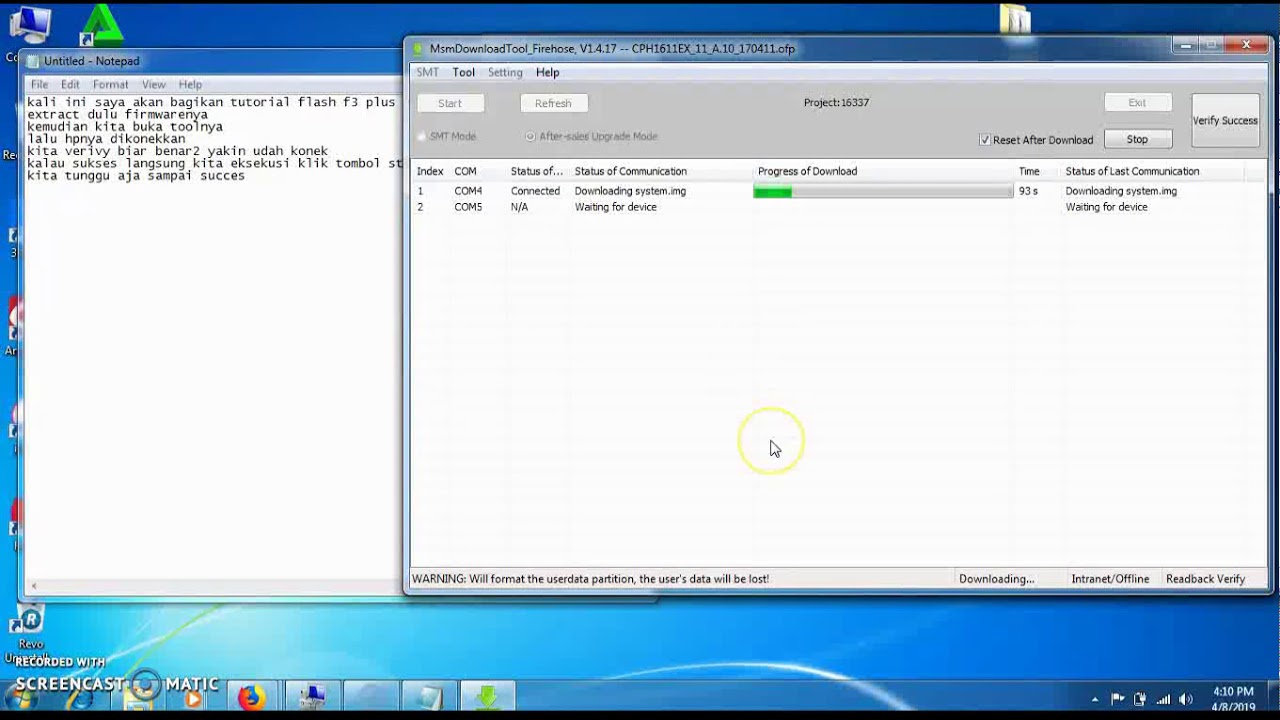 Flash oppo F3 Plus - YouTube