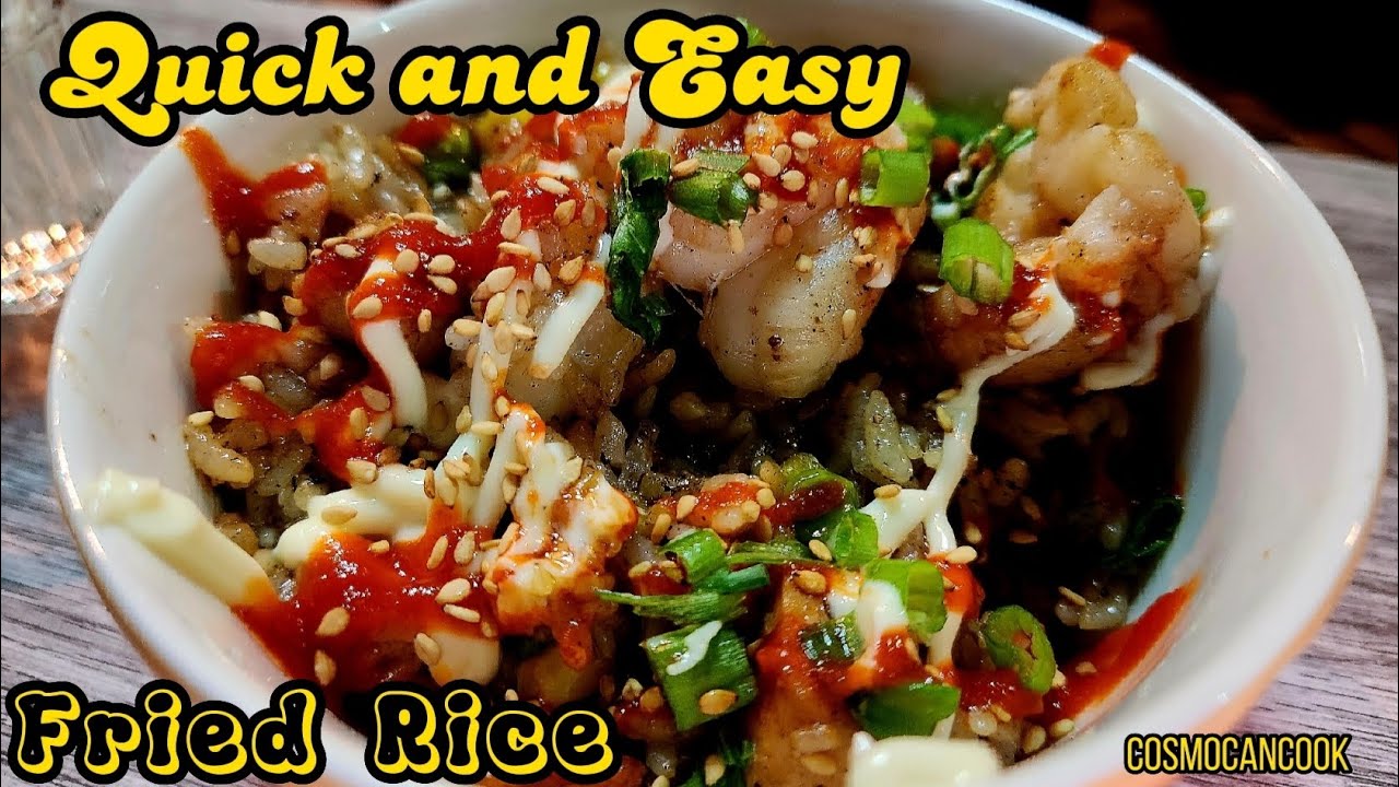 Easiest Fried Rice Hack Ever- With Pork and Lobster!!! | Cosmo Can Cook ...