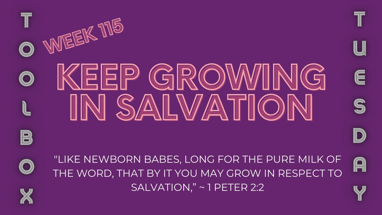 Week 115 ~ Grow To Salvation Toolbox Tuesday - YouTube