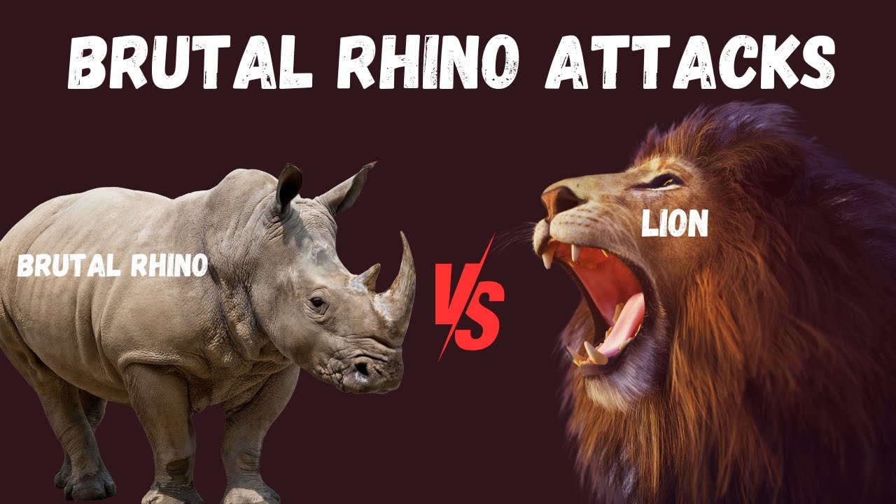 Brutal Rhino Attacks: Unstoppable Power of Nature - YouTube