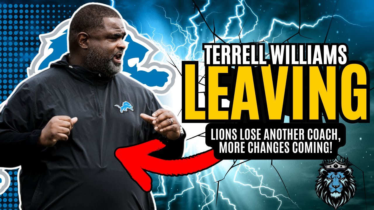Detroit Lions LOSE ANOTHER ONE In DL Coach Terrell Williams To DC ...