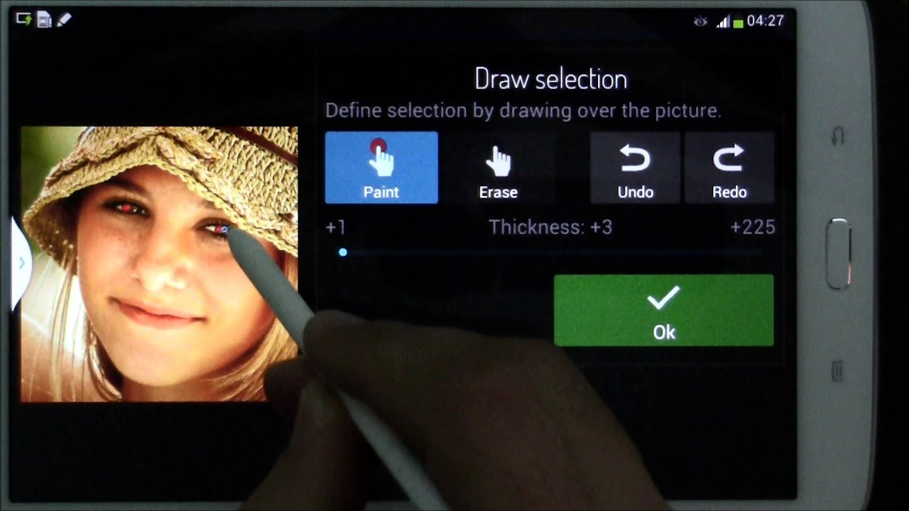 Wizard Photo Editor - 8 inch tablet test - YouTube