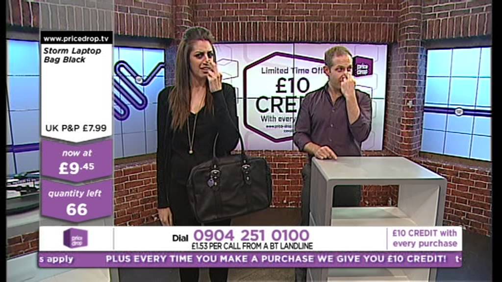 Adam Heppenstall and assistant sell Storm laptop bag - YouTube