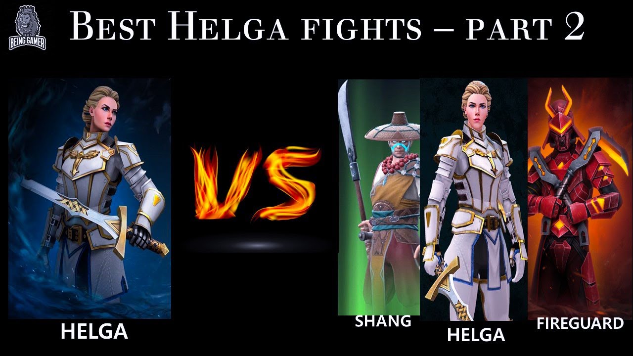 SHADOW FIGHT ARENA - ALL HELGA FIGHTS (PART 2) - YouTube