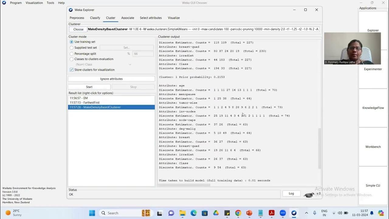 clustering in weka - YouTube