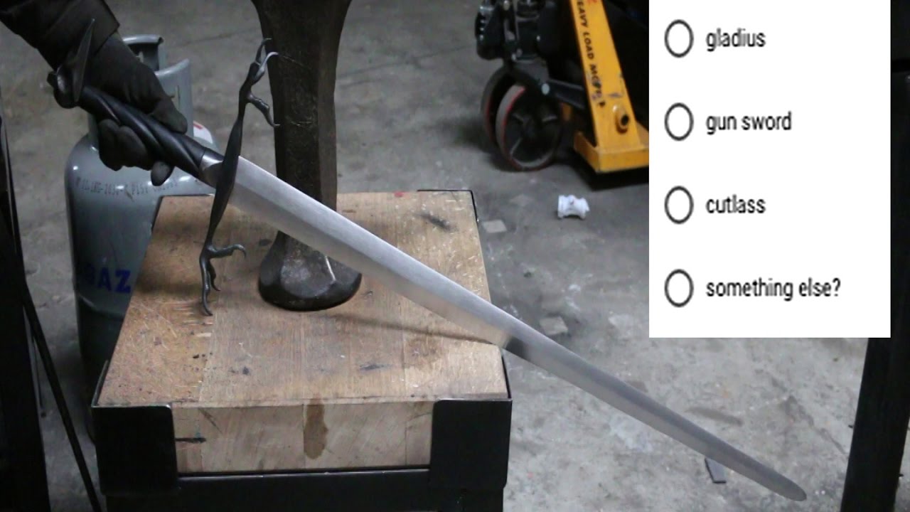 Forging a Warlock sword part 5, temper. - YouTube