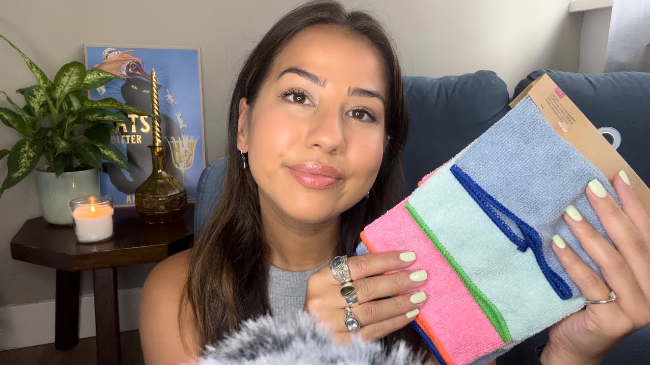 ASMR Up Close Fabric Sounds to Fall Asleep 😴 Assorted Textures with ...