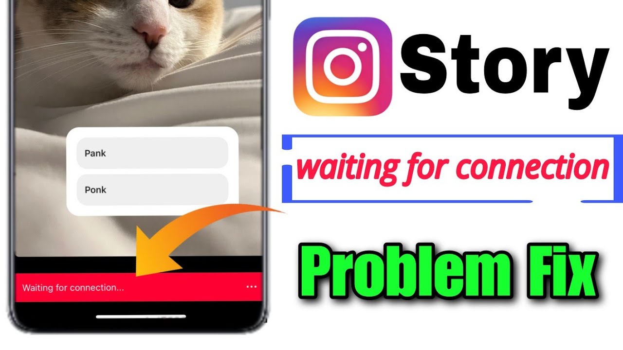 how to fix story waiting for connection instagram | insta story waiting ...