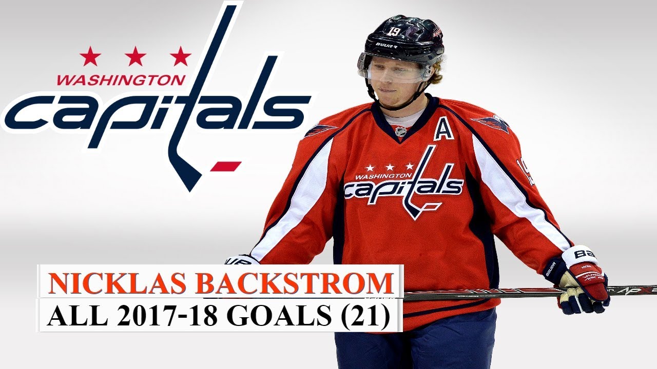 Nicklas Backstrom (#19) All 21 Goals of the 2017-18 NHL Season - YouTube