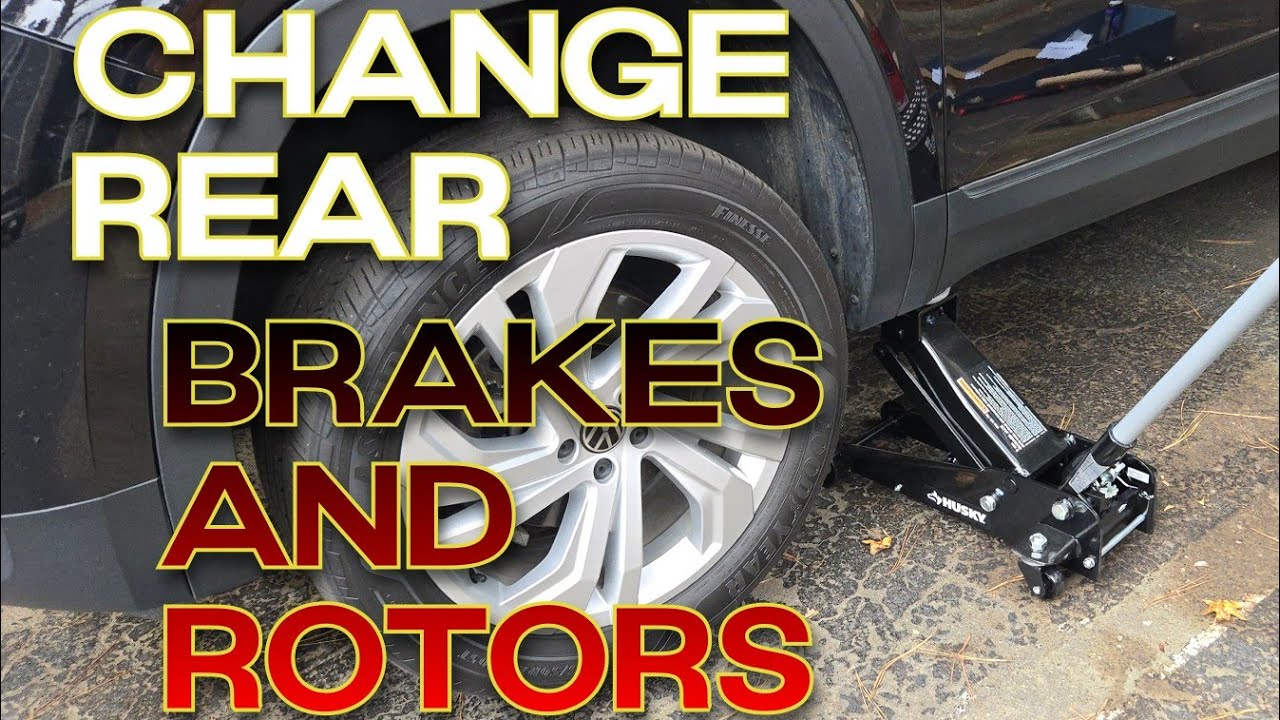 How to change the REAR brakes and rotors on a 2021 Voltswagon Atlas ...