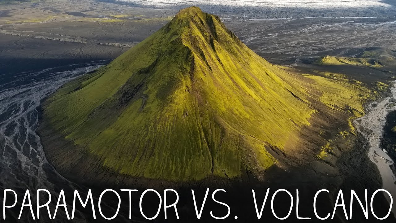 Flying Over A VOLCANO - Iceland Pt. 3 - YouTube