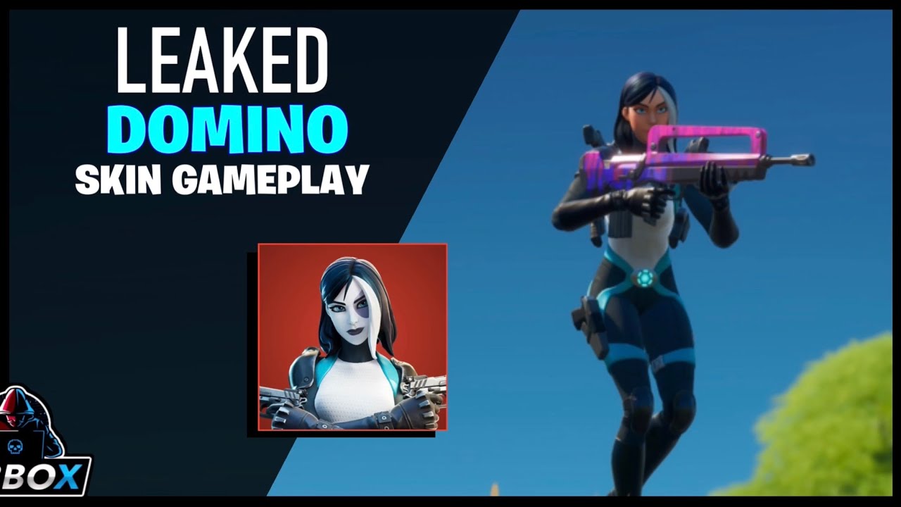 LEAKED “DOMINO” SKIN GAMEPLAY!!! - Fortnite Battle Royale - YouTube