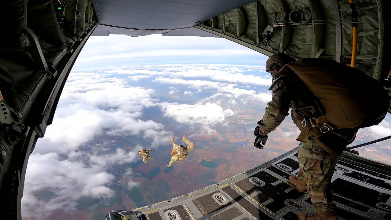 HALO Airdrop | Loadmaster POV | GoPro HERO 9 - YouTube