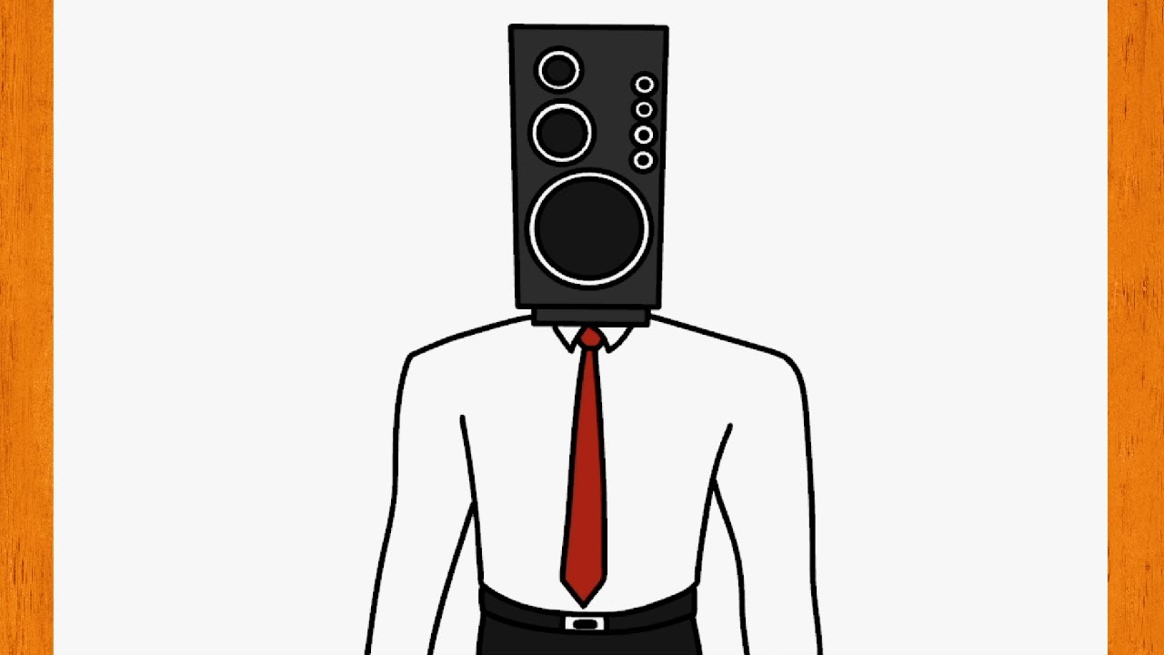 How to draw Big Speakerman easy Skibidi Toilet - YouTube