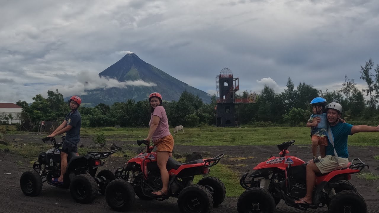 Mayon Volcano ATV Experience - YouTube