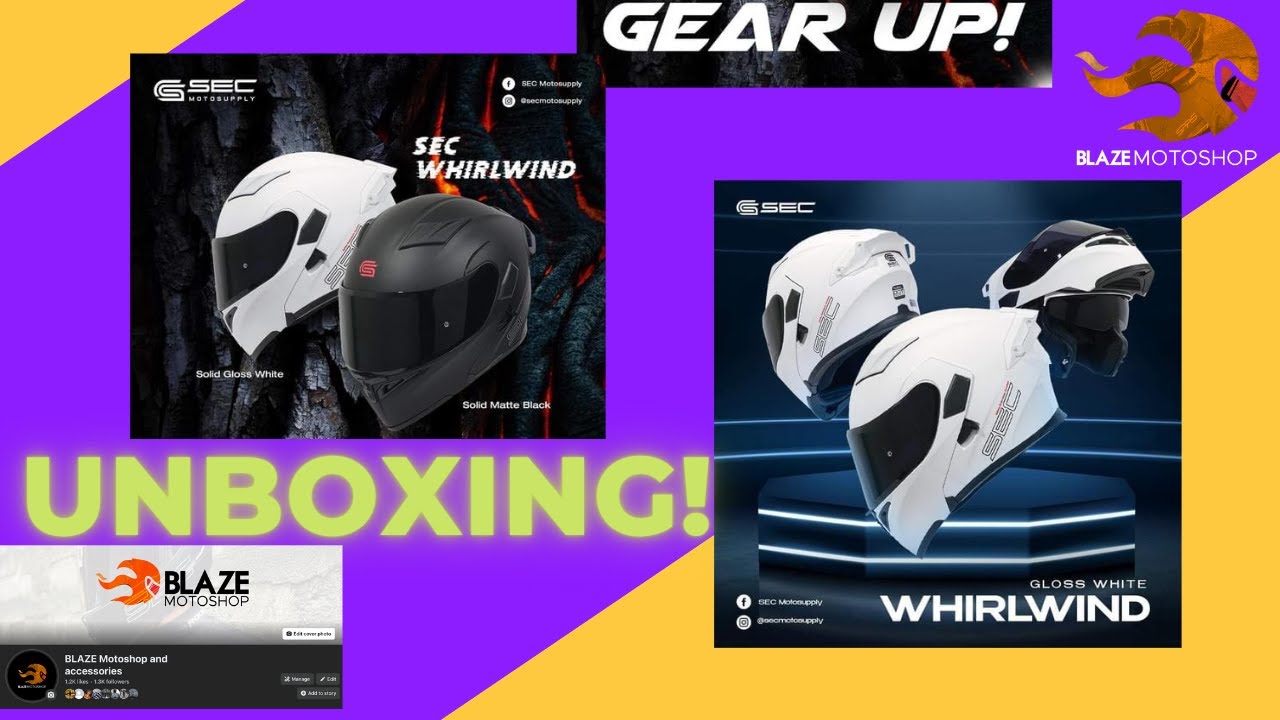 UNBOXING SEC REFLUX l #motorcyclehelmet #sechelmet #TeamSEC # ...