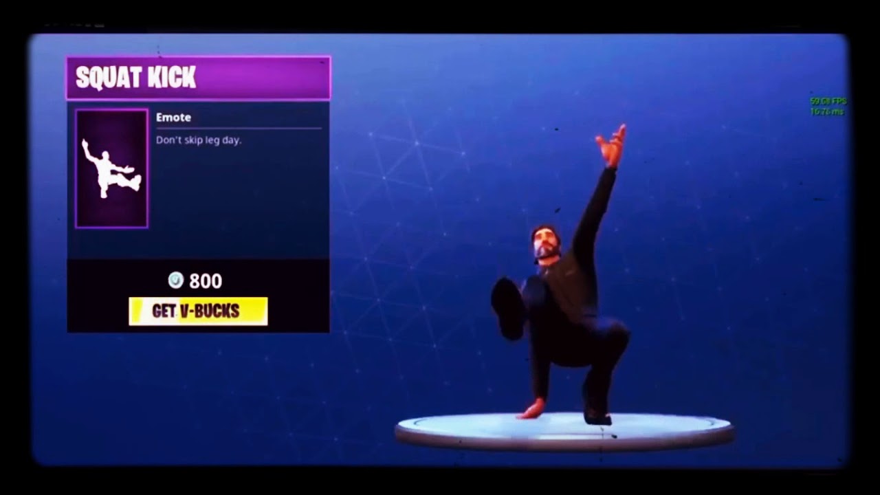Squat Kick Emote remix - YouTube
