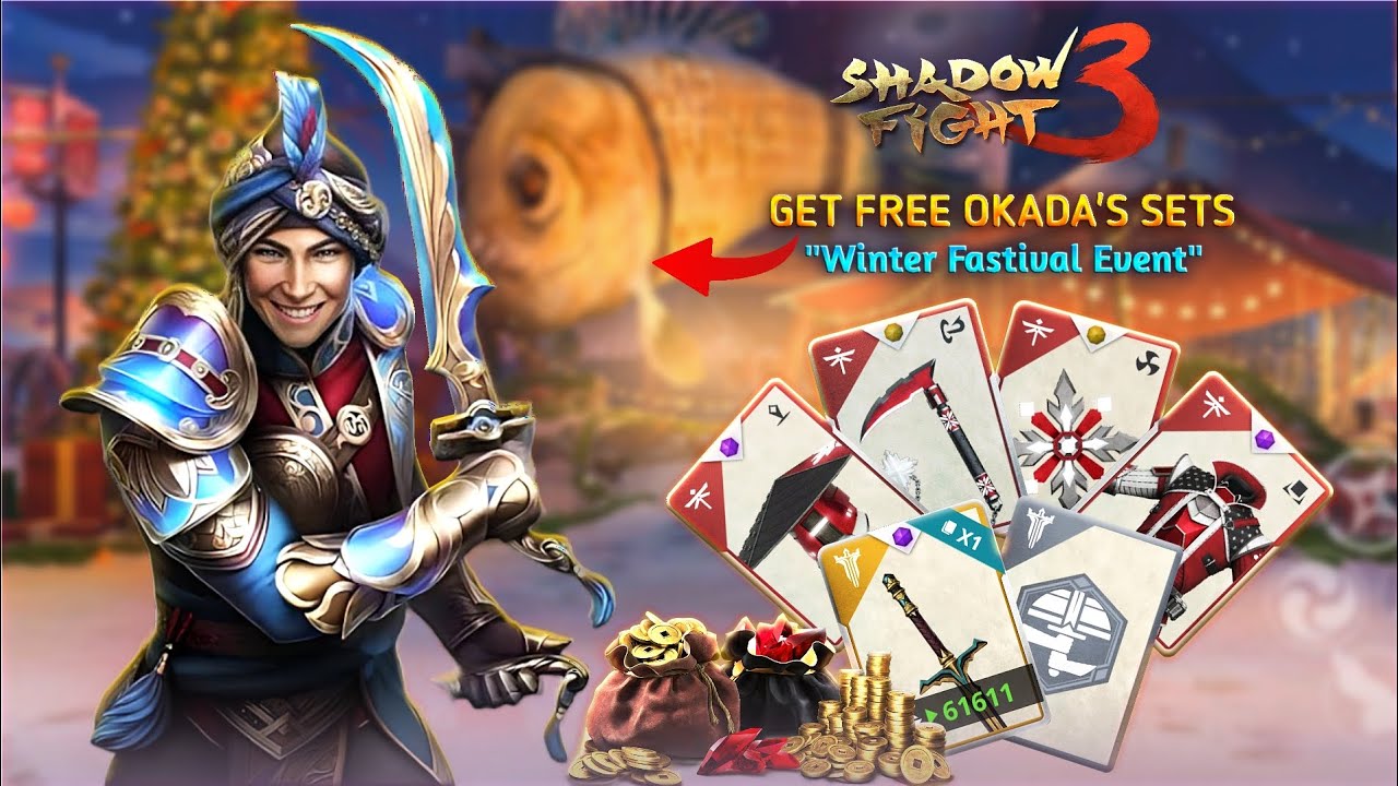 Shadow Fight 3: Get Free Okada's Sets • Winter Fastival Event | how to ...