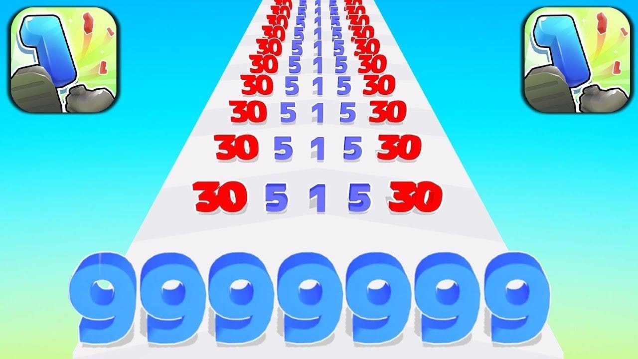 Number Master: Run and Merge. 52 -75 levels - YouTube