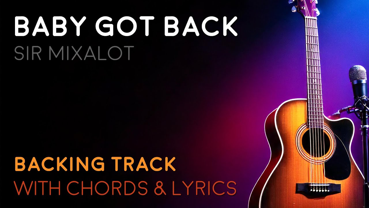 'Baby Got Back' Guitar Backing / Karaoke - YouTube