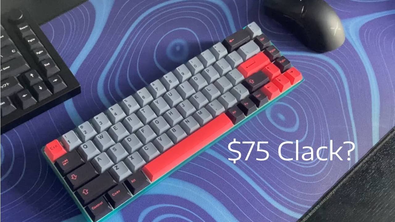 $75 Budget Keyboard Build (Tester 68) With Sound test - YouTube