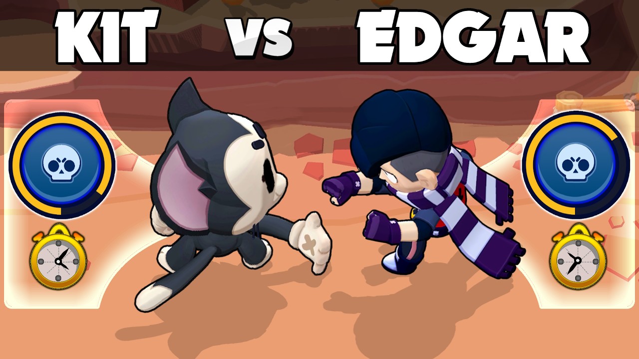 KIT vs EDGAR⭐ Brawl Stars - YouTube