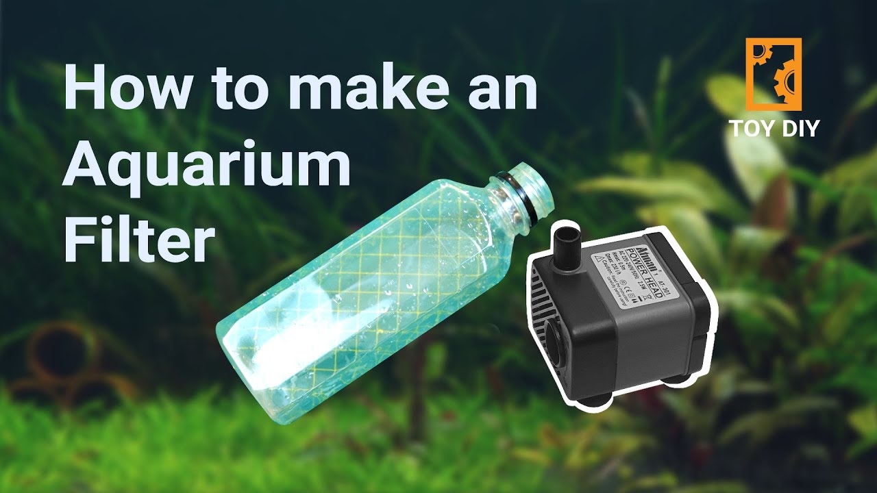 How to Make an Aquarium Filter - YouTube