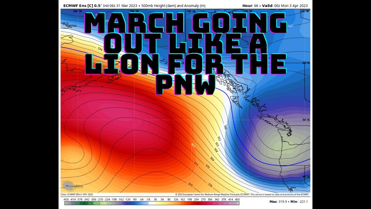 March going out like a Lion! PNW Weather Update - YouTube