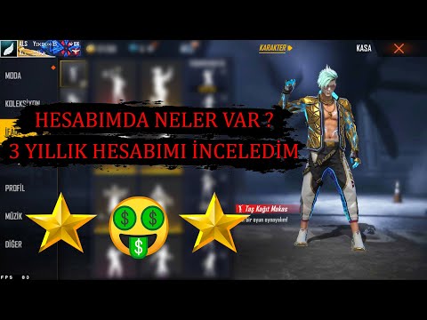 2 YIL SONRA HESABIMDAKİ SİLAHLARI VE İFADELERİ İNCELEDİM ! FREE FIRE #1