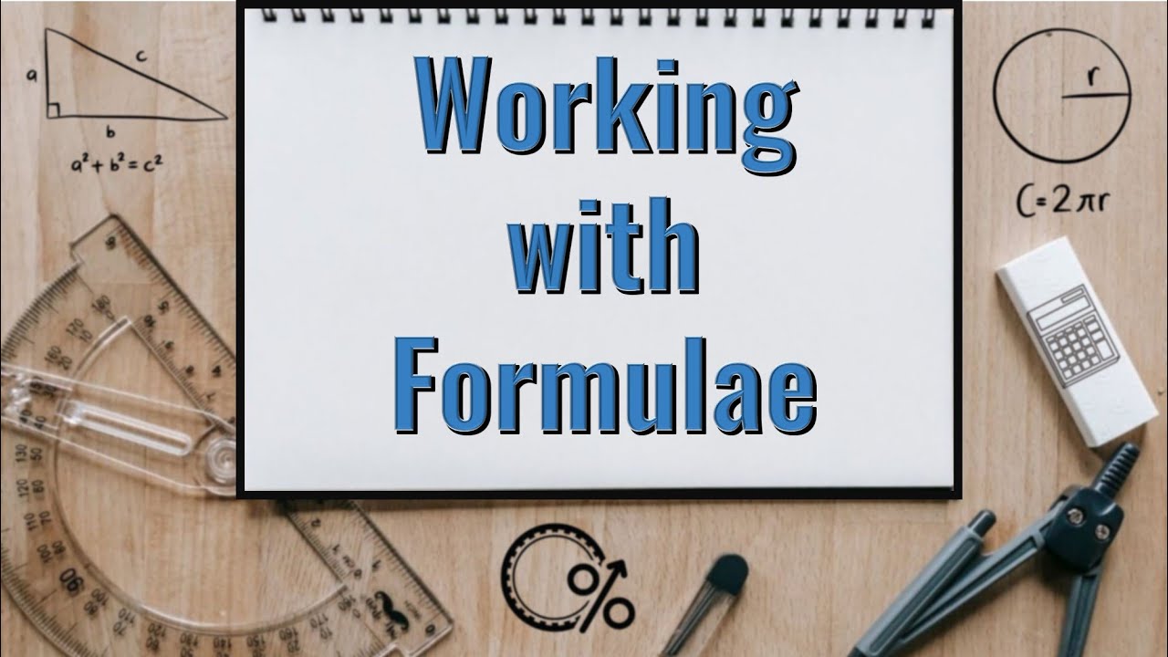 Working with Formulae | Grade 11 - YouTube