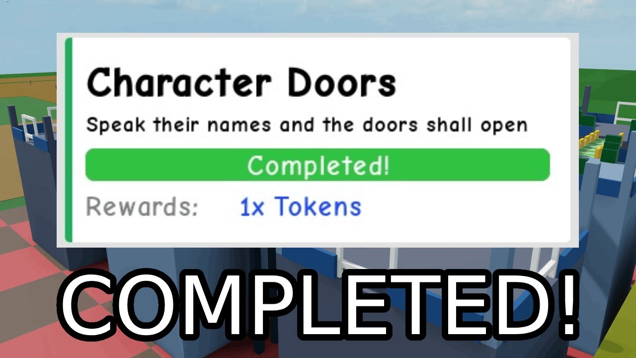 How to get "Character Doors" Badge On The Classic - The Classic - YouTube