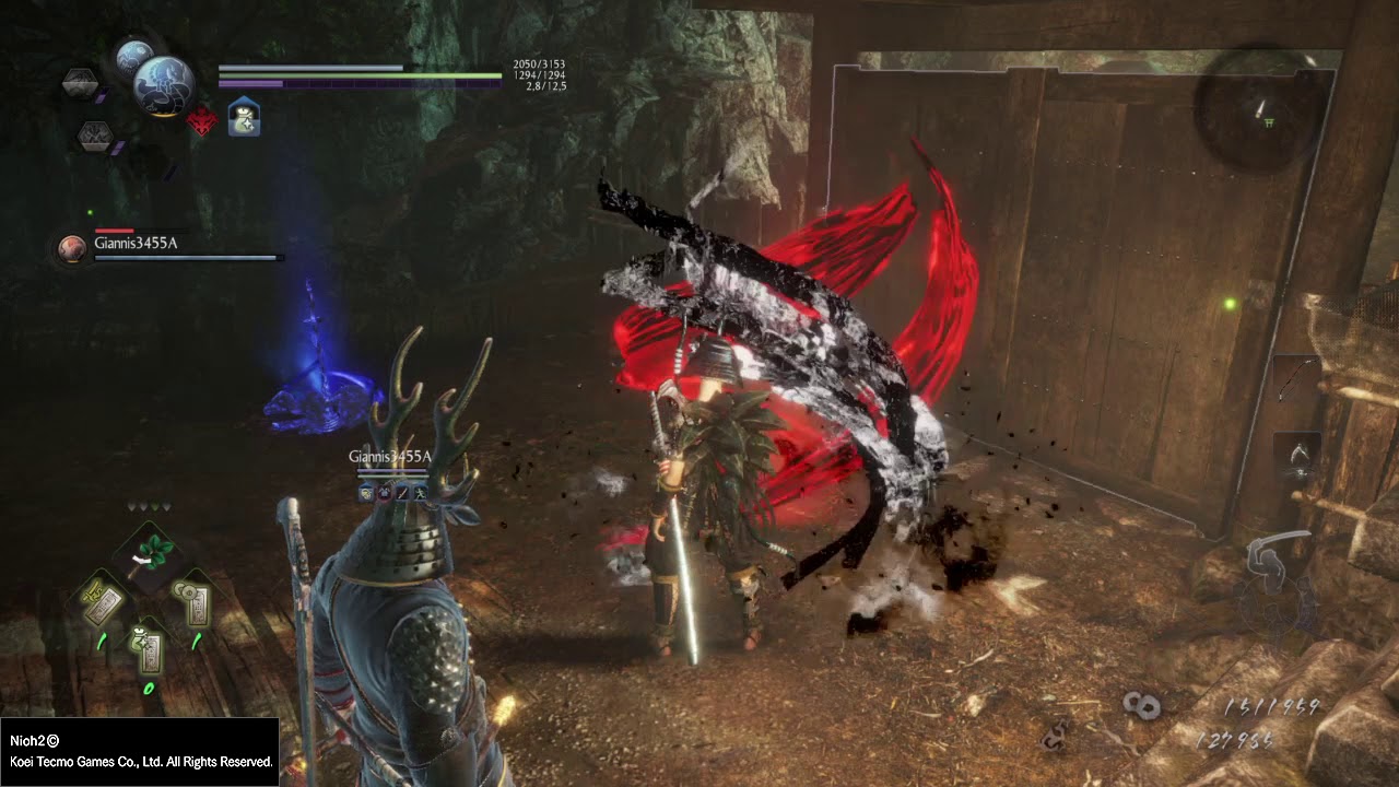 Nioh 2 - Farm de ressurgidos ( Revenant ) com herança - YouTube