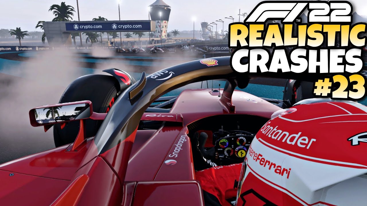 F1 22 REALISTIC CRASHES #23 - YouTube