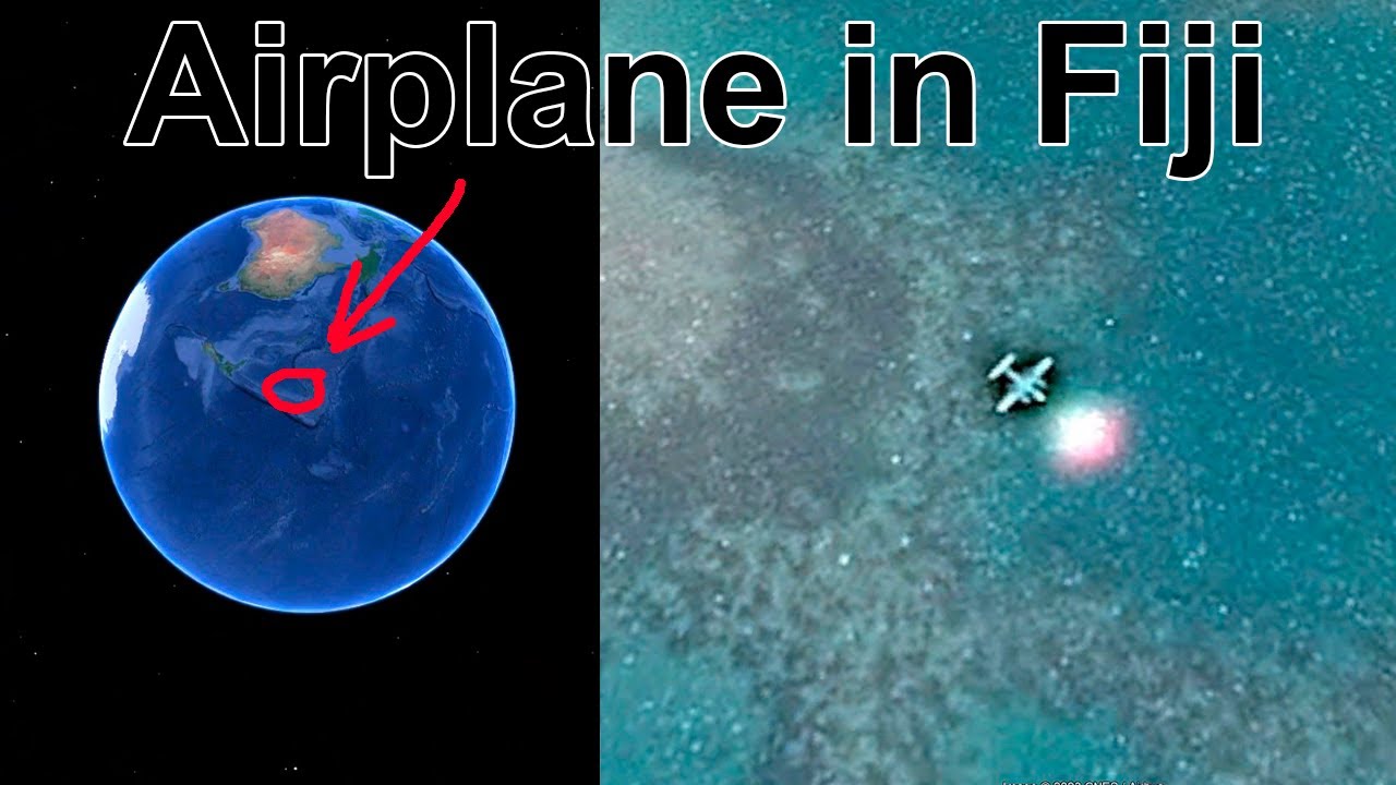 I Found Airplane with glowing ball in Fiji ️ On Google Earth - YouTube