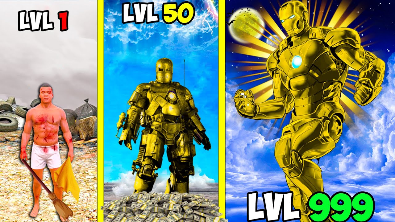 Franklin Growing $1 Golden HULK BUSTER SUIT to $1,000,000,000 in GTA 5 ...