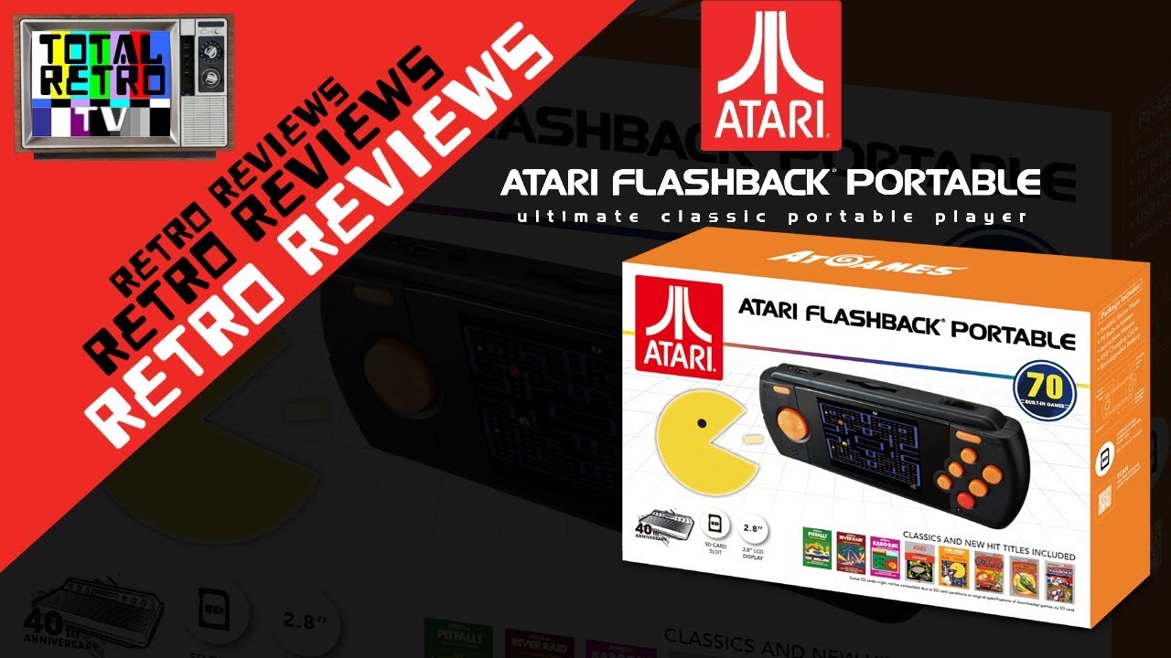 Atari Flashback Portable - Retro Reviews - Total Retro TV - YouTube