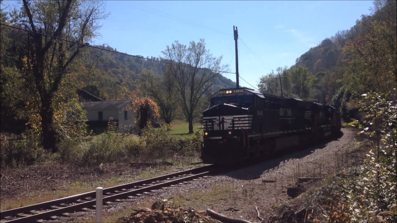 NS Coal Train at Tams WV - YouTube