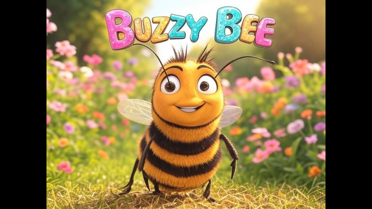 Buzzy Bee (Kids Song Nursery Rhyme 2025) - YouTube