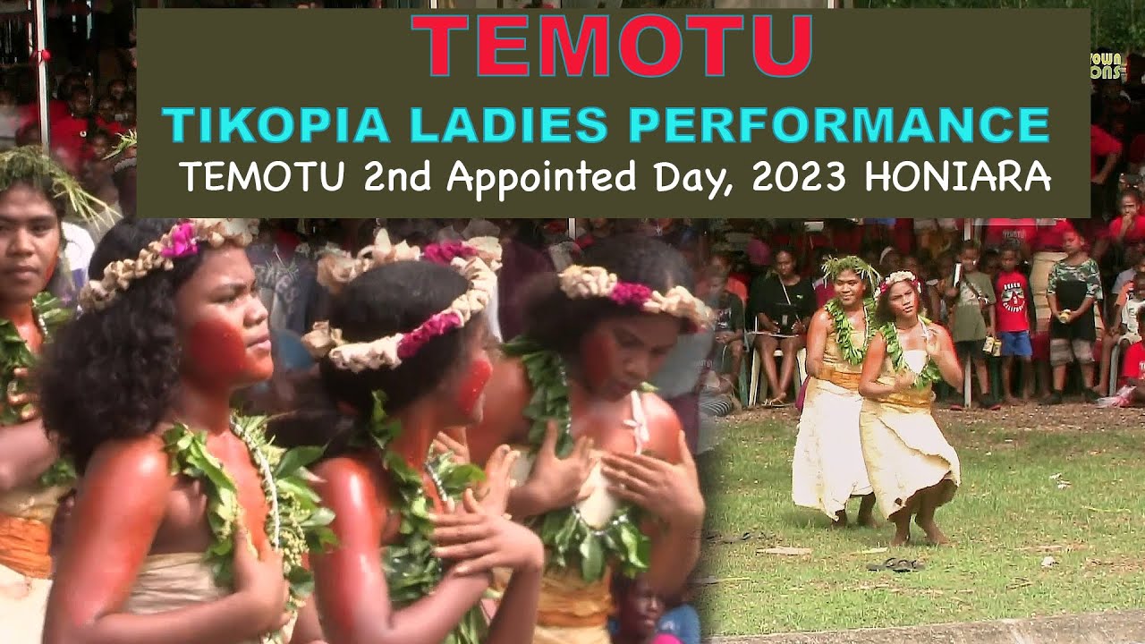 Tikopia Ladies Performance on the Temotu 2nd Appointed day. 2023 - YouTube