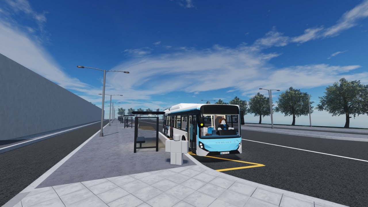 Roblox #28 Bus simulator à Marne La Vallée Chessy - YouTube