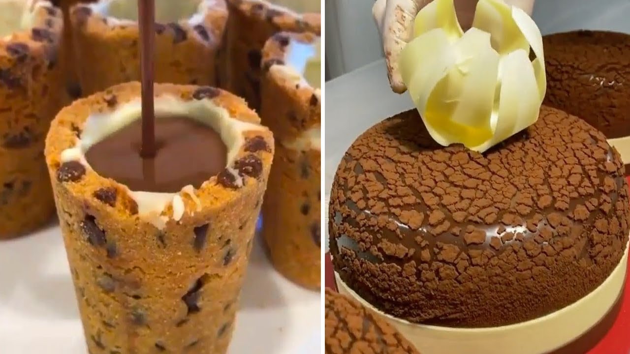 Beautiful Chocolate Cake Decorating #Shorts - YouTube