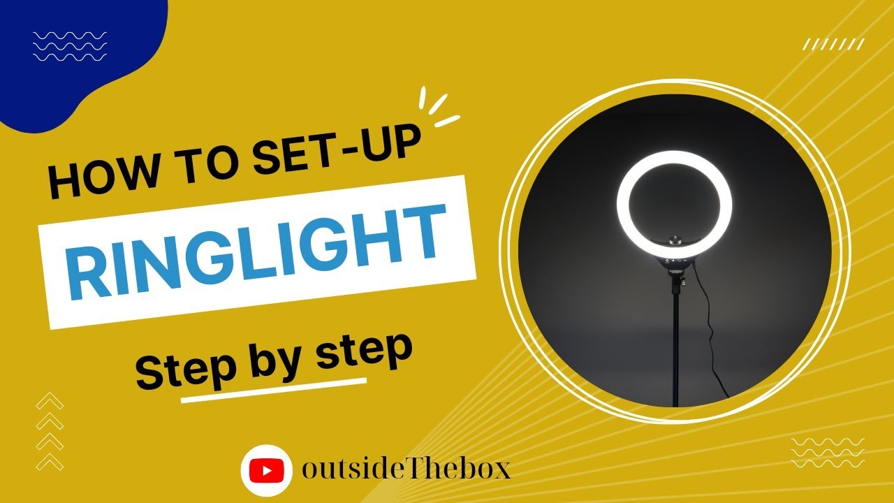 HOW TO SET-UP A RINGLIGHT-a simple how to set up your Ring lingt - YouTube