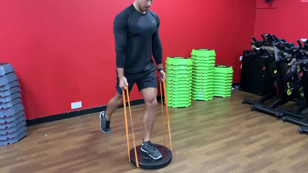 Warm-Up - Banded Split Squat - YouTube