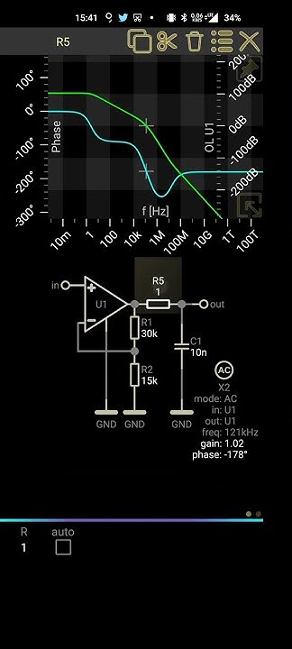 Open loop stability with capacitive load - YouTube